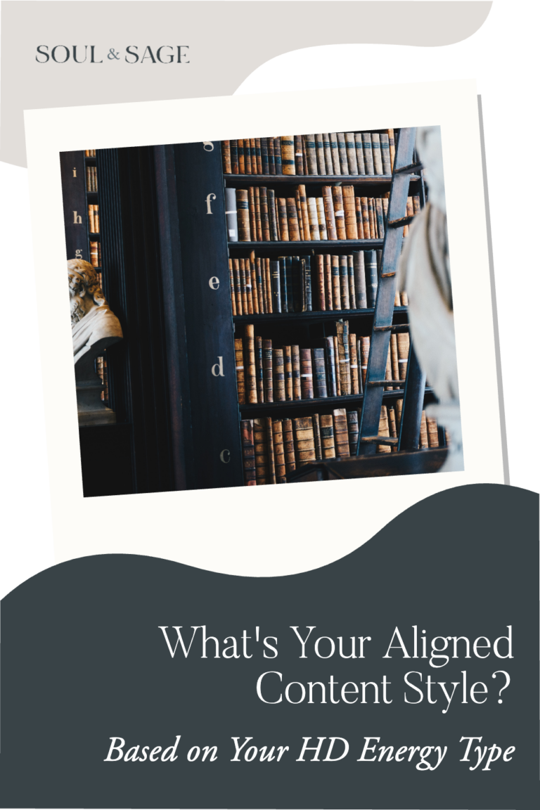 What's Your Aligned Content Style? Based on Your Type - Soul & Sage